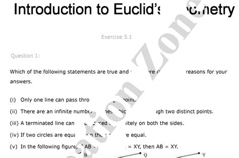class 9 chapter 5 introduction to euclid geometry