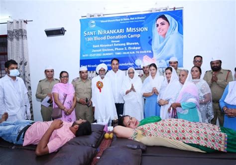 156 Devotees Donated Blood In Blood Donation Camp Of Sant Nirankari