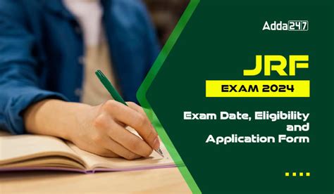 JRF Exam 2024 Exam Date Eligibility And Application Form