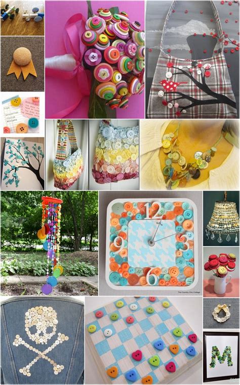 Creative Diy Buttons Craft Ideas And Projects