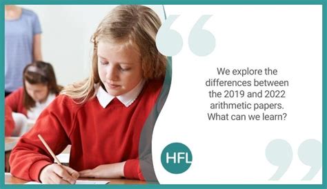 Analysis Of Ks Maths Sats Arithmetic Paper Part Exploring The Differences Hfl
