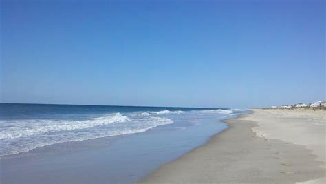 Morning Walk At Emerald Isle Beach North Carolina