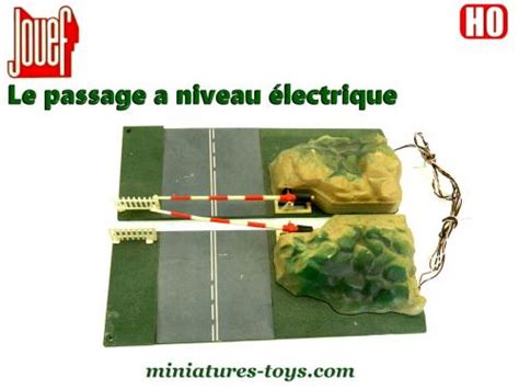 Le passage a niveau électrique miniature de Jouef au H0 miniatures toys