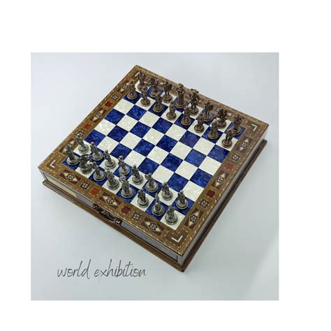 Personalized Collectible Chess Set Wooden Chess Board With Storage