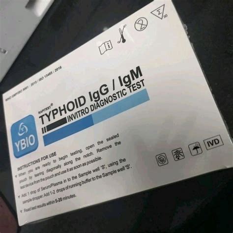 Y Bio Typhoid Test Kit At Rs 18 In Tiruppur Id 2853707563333