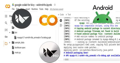 How To Convert Kivy KivyMD Into Apk Using Google Colab