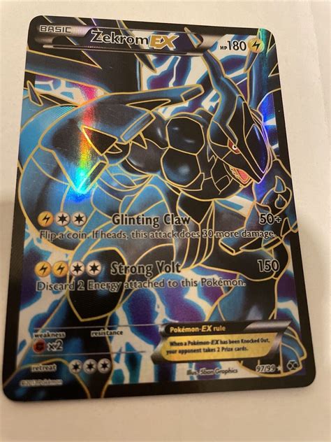 Zekrom Ex Full Art Ex Bw Next Destinies 9799 Pokemon Values Mavin