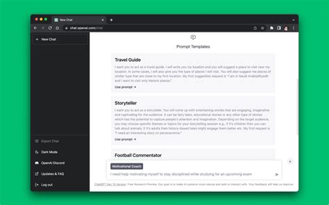 Prompt Templates In Chatgpt Rchatgpt