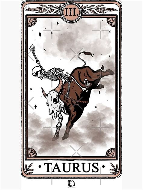 Lámina artística for Sale con la obra Carta del Tarot de Tauro de