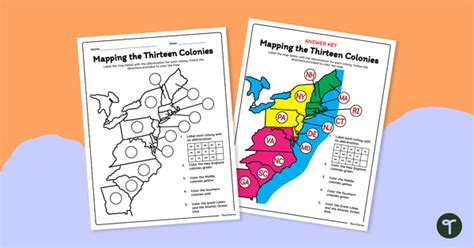 44 13 Colonies Labeled Map