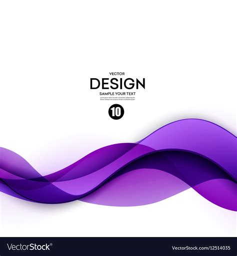 Abstract Smooth Wave Motion Royalty Free Vector Image
