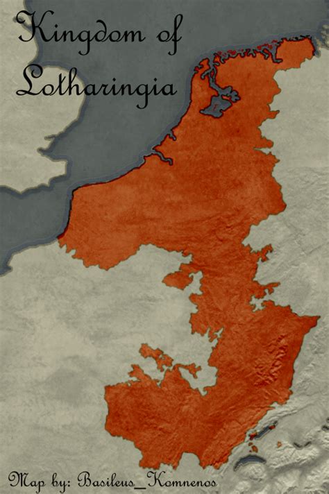 The Burgundian Kingdom Of Lotharingia In The 16th Century R Imaginarymaps