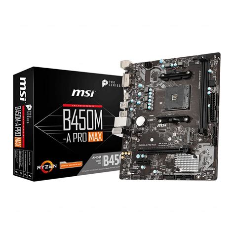 Msi B450m A Pro Max Ddr4 Msi B450m A Pro Max Ddr4