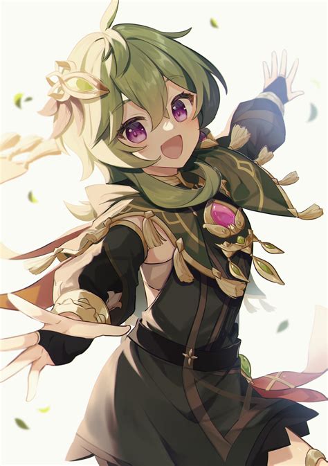 Collei Genshin Impact Drawn By Shirase Shirose Danbooru