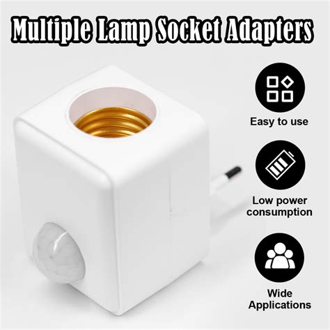E27 Infrared Sensor Lamp Holder Wireless Motion No Detector Wiring Radar Automatic Socket Pir