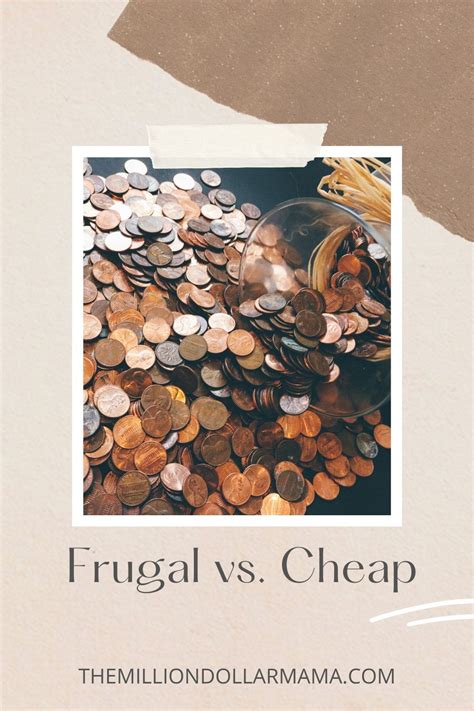 Frugal Vs Cheap What S The Difference The Million Dollar Mama