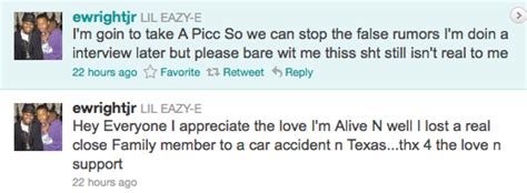 Eazy Es Son Did Not Die In Car Crash But Others Did Thejasminebrand