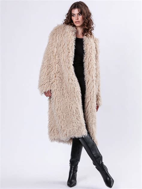 Coats And Jackets Faux Fur Cream 6 Faux Fur Jackets Women Very