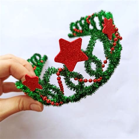 Блестящая корона для костюма Ёлочки 🎄 | Рождественские банты, Поделки ...
