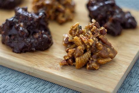 Chocolate And Caramel Cockroach Clusters