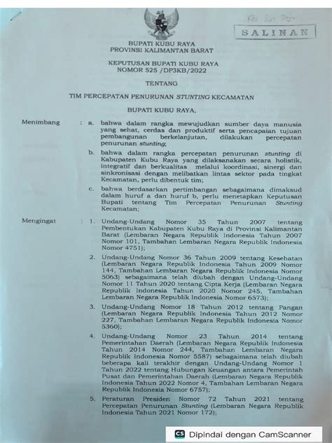 Sk Tpps Kecamatan Pdf