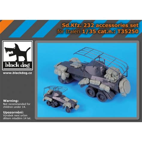 1 35 Sdkfz 232 Accessories Set For Italeri Kits Bd T35250 Bna