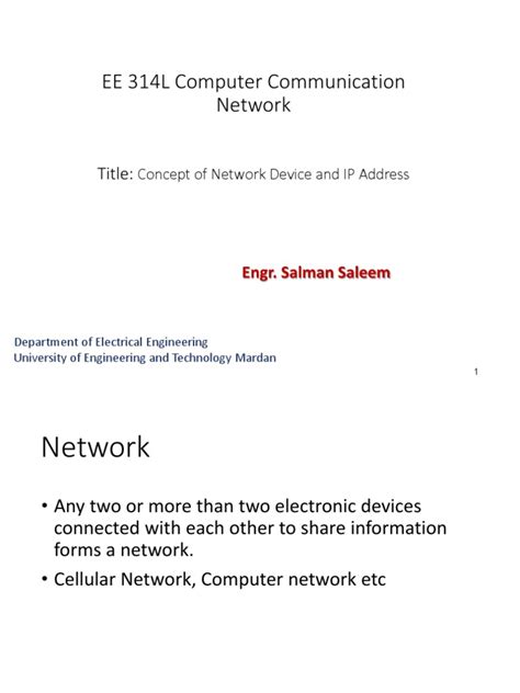 introduction of computer communication pdf computer network
