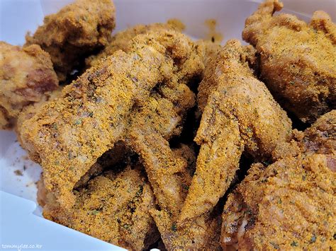 이국적인 맛 카레 시즈닝 치킨 Bhc 커리퀸