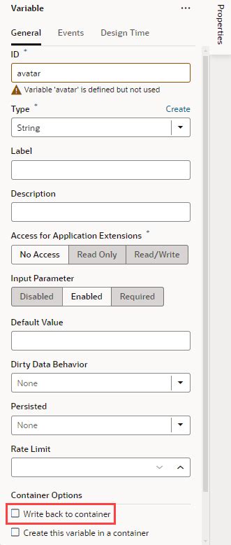 Automatically Write Back A Fragment Variable S Value To Its Container
