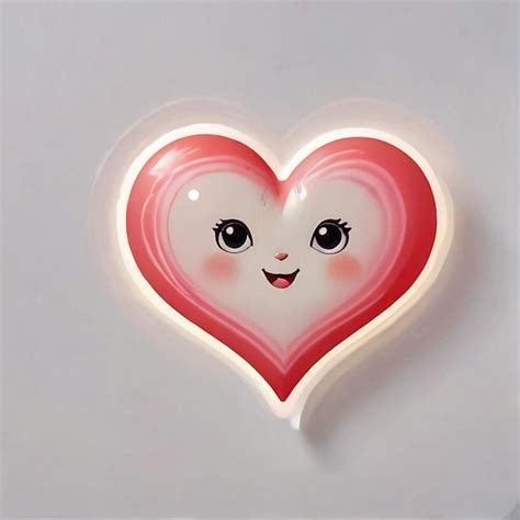 Premium Photo Abstract Heart Stickers