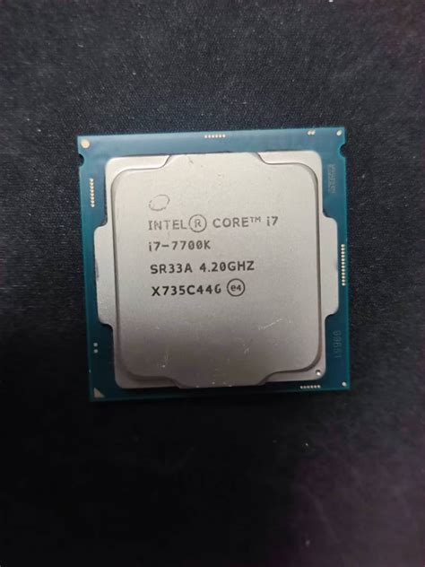 ジャンク品 Intel Pc プロセッサー Core I7 7700k Lga1151 インテル Cpucore I7｜売買された