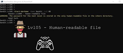 bandit lvl 05 human readable file andysvints