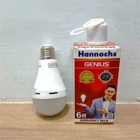 Jual Hannochs Lampu Led Genius Emergency Ac Dc W W W W W Putih Watt Di Seller