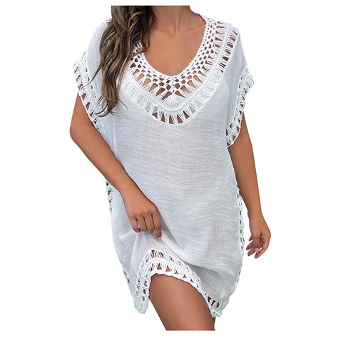 Fjofpr Beach Cover Ups For Women 2024 Beach Cover Up For Women White