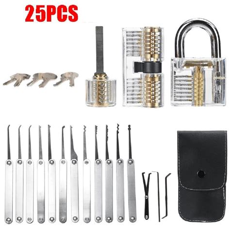 【มาถึงภายใน 2 วัน】🚚 ปลดล็อค Locksmith Practice Lock Pick Key Extractor