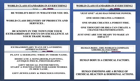 World Class Standards