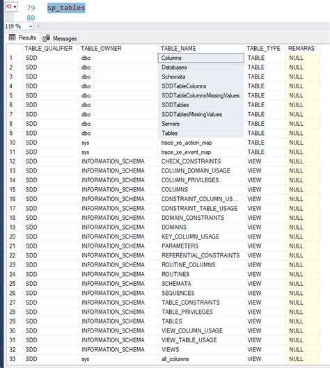 database dictionary 1 1 server database schema table and column
