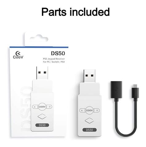 Adaptador Coov Ds50 Bluetooth P Ps3 Ps4 Switch Pc Raspberry Frete grátis
