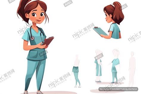 Ai创作图卡通职业人物护士医生 卡通职业人物医护专业 Q版女护士医生 女护士卡通人物 医护专业卡通素材 Q版医护人员 动漫人物医生 护士人物插画 医生人物设计 插画女医生 手绘医生护士 美丽