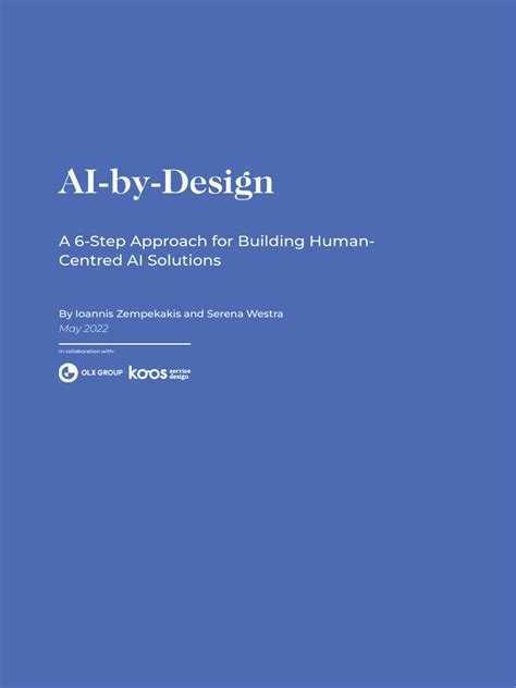 Ai By Design Building Human Centred Ai Solutions Download Free Pdf