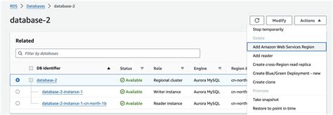 Aurora Mysql 2 升级之 Global Database 处理方案 亚马逊aws官方博客