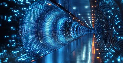 Visual Representation Quantum Computing Concepts Futuristic Setting