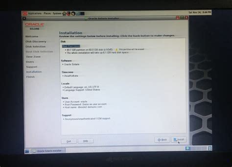 Installing Oracle Solaris 11 For Oracle Database Server Huzefa Patel