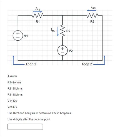 Solved R Ohms R Ohms R Ohms V V V V Use Chegg Com