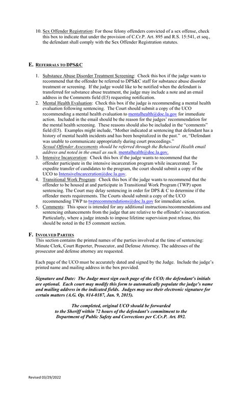 Download Instructions For Uniform Sentencing Commitment Order Pdf Templateroller