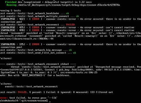 Testnetworkreconnect Test Sometimes Fails · Issue 354 · Exonum