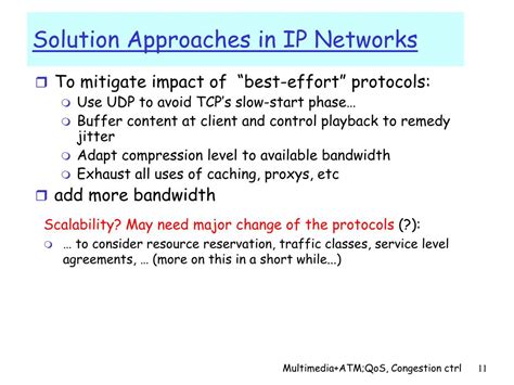 Ppt Chapter 7 Atm 3 4 5 Multimedia Networking Qos Congestion