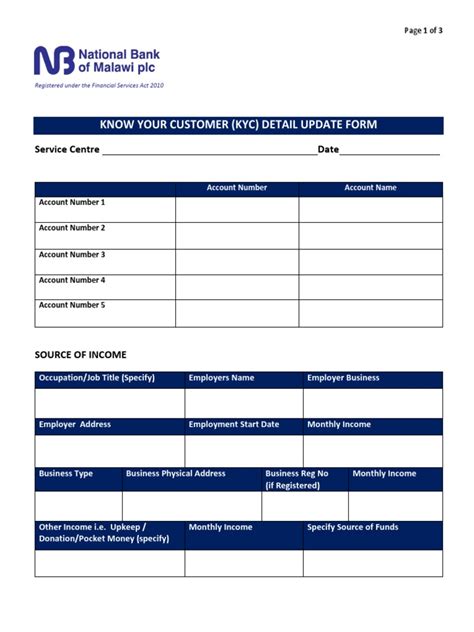 Kyc Update Form 2023 Pdf