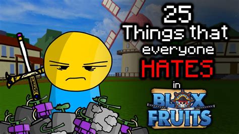 25 Things That Everyone Hates In Blox Fruits Animation Youtube