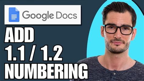 How To Add 1 1 1 2 Numbering In Google Docs Full Guide YouTube